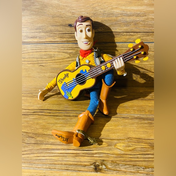 Mattel | Toys | Vintage Disney Pixar 999 Toy Story 2 Strumming Singing ...